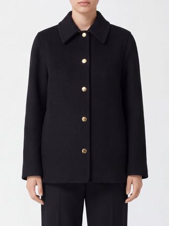 Burberry Einreihiger Kurzmantel aus Wolle mit klassischem Kragen