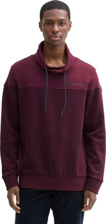 Tom Tailor Herren Sweatshirt mit hohem Kragen, 10341 - Gipsy Purple, M