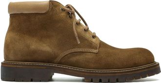 Officine Creative Schnürstiefel aus Wildleder - Braun