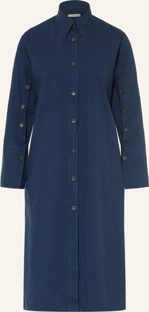 Lilienfels Lilienfels Hemdblusenkleid In Jeansoptik blau