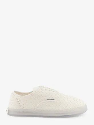 Bottega Veneta Serena leather sneakers with woven effect - BOTTEGA VENETA - gender_Man