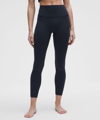 lululemon Align No Line Hose mit hohem Bund f&uuml;r Frauen - 64 cm - Gr&ouml;&szlig;e 10 in True Navy