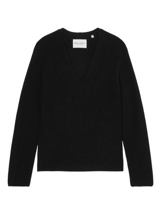 Marc O'Polo pull à col v - Noir
