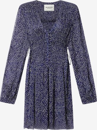 Isabel Marant Robe Loriena - Femme - Nuit - Taille 34 - Marant &Eacute;toile