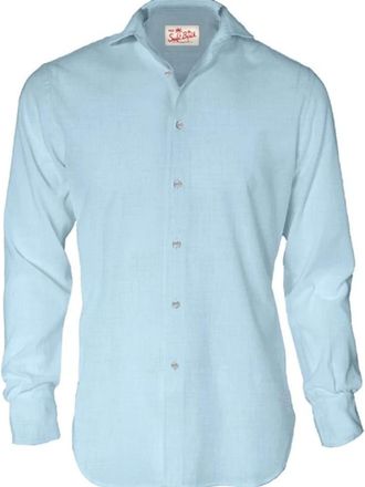 Saint Barth Homme, Chemises, Bleu, Taille: XL Saint Barth Chemises Blue