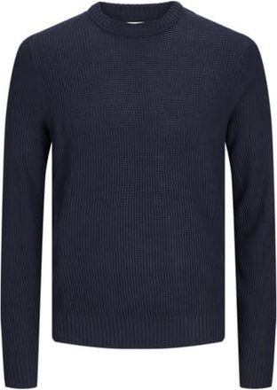 Jack & Jones Jjroy Knit Crew Neck Pull en Tricot, Blazer Bleu Marine, XL Homme