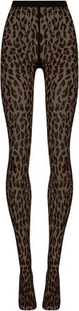 Wolford Leo Tights - - Underwear - Damen - Braun - XS