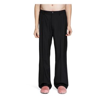 Marni Homme, Pantalons, Noir, Taille: L Virgin Wool Pantalons
