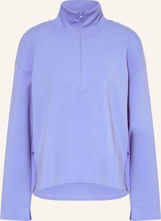 adidas Troyer Soft Lux Quarter Zip blau