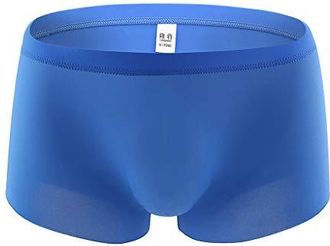 Generic Boxer à jambe courte pour homme - Boxer sans couture confortable - Sous-vêtements soyeux au toucher - Sous-vêtements dentraînement à sec - Anti-frotte