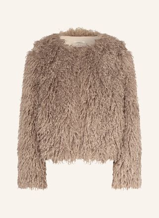 Lilienfels Lilienfels Kunstfell-Jacke beige