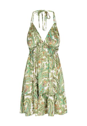 Izia Kleid Frauen gr&uuml;n mehrfarbig