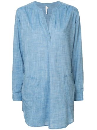 Seafolly robe-chemise &agrave; poches - Bleu