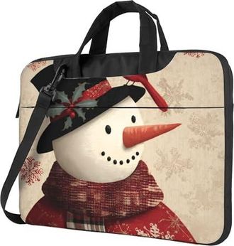 Generic Sac vintage pour ordinateur portable de 15,6, housse de protection antichoc pour ordinateur portable de 15,6, motif oiseau rouge, pour homme et femme,