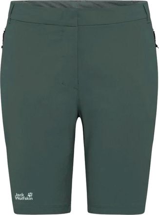 Jack Wolfskin Femme, Sport, Vert, Taille: 38 FR Hikeout Shorts
