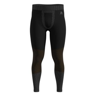 Odlo Fundamentals Performance Warm Long Bottoms - - Sport - Herren - Schwarzk - M
