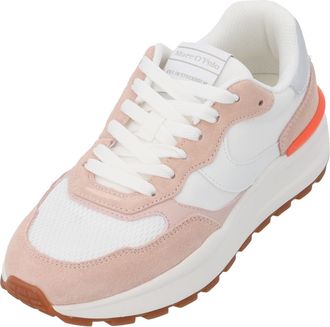 Marc O'Polo Damen sportlicher Schn&uuml;rer in Wei&szlig;, Gr&ouml;&szlig;e 39