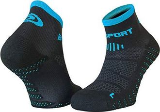 BV Sport Socquettes SCR One Evo Bleues ET Noires Chaussettes Running