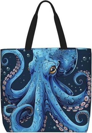 Generic Design De Pus Octo Sac A Main Femme Imperm&eacute;able Tote Bag Pliable Sac Fourre Tout Pour Gym Quotidienne Universit&eacute;