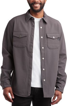 Spyder Herren-Softshell-Hemdjacke - windabweisendes Polarfleece-gebondetes Langarmhemd mit Knopfleiste f&uuml;r Herren (Gr&ouml;&szlig;en: S-XXL), Polar, Large