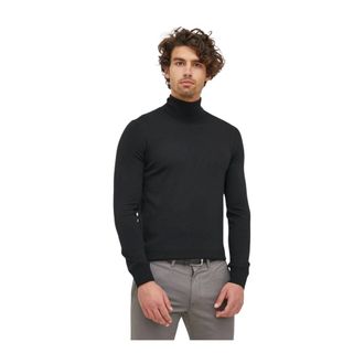 Joop Homme, Pulls, Noir, Taille: XL Col roul&eacute;s