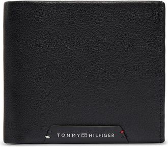Tommy Hilfiger Geldb&ouml;rse Th Corp Cc Flap And Coin AM0AM14780 Schwarz