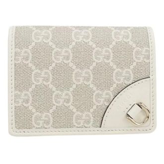 Gucci Portefeuille bi-fold Pre-owned - Femme - Pre-owned - Beige - Taille: ONE Size