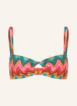 Banana Moon Banana Moon Bandeau-Bikini-Top Myero Nalika Mit Glitzergarn orange