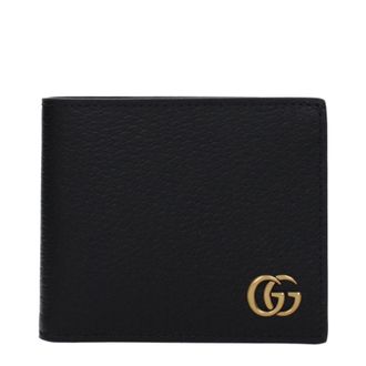 Gucci Hommess Portefeuille Cuir Noir