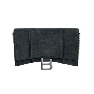 Balenciaga Pre-owned Hourglass Wallet On Chain - Femme - Pre-owned - Noir - Taille: ONE Size
