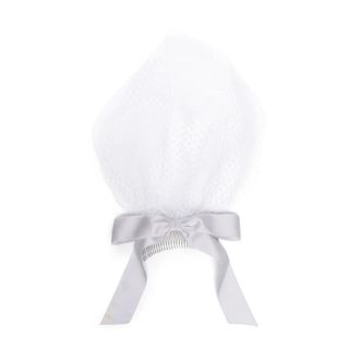 Maison Michel Femme, Accessoires, Blanc, Taille: ONE Size Accessoire Cheveux Blanc Voile