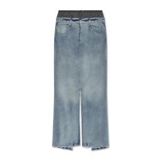Maison Margiela Denimrock - - Skirts - Damen - Blau - 3XS