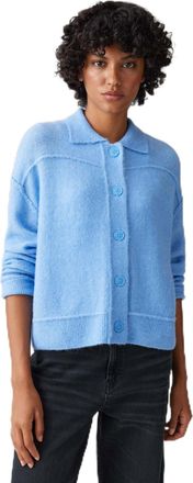 OPUS Damen Strickjacke | DANEKE Regular Strickjacke mit Mohair Water Blue, 40