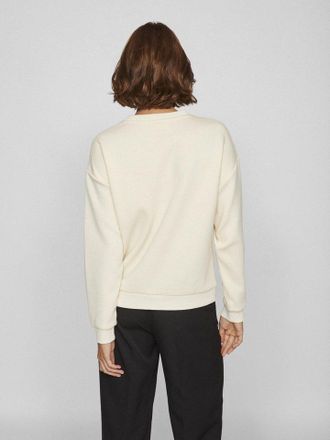 Vila Sweatshirt Sandy (1-tlg) Plain/ohne Details