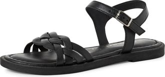 Tamaris Sandalette Damen Flach schwarz,EU 39