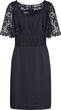 Apart Fashion Damen 2in1 Spitzenkleid Kleid, Navy, 36 EU