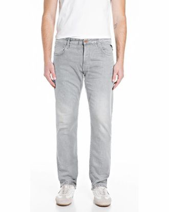 Replay Leichte Jeans Aideen aus Baumwolle, Straight Fit in