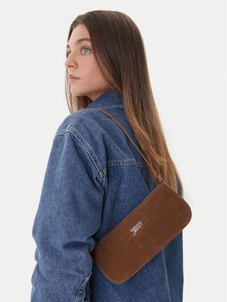 Tommy Jeans Handtasche Tjw Must Suede Shoulder Bag AW0AW18454 Braun