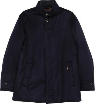 Moorer High-neck Buttoned Jacket
