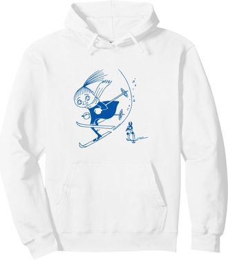 Moomin Blue Mymble Skifahren Winter Spiele Sport Pullover Hoodie