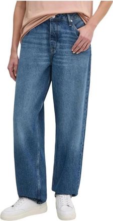 Calvin Klein Jeans Femme, Jeans, Bleu, Taille: W29 Jean Ample Ann&eacute;es 90