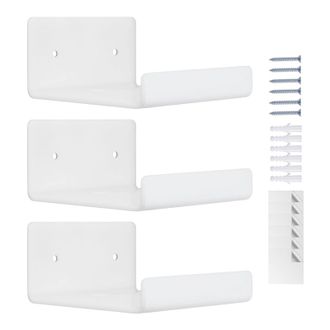 Generico Schwebende Regale aus Acryl, 3-teilig, Mini-Regal zur Wandmontage, f&uuml;r Wohnungsbesitzer, Universit&auml;t, Studio, Badzelt