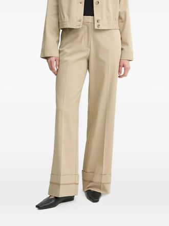 Samsøe & Samsøe pantalon ample à ourlets resserrés - Tons neutres