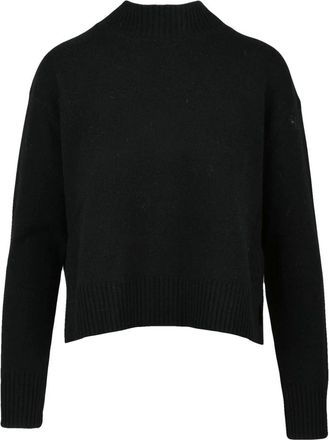 Kaos Kaos, Femme, Pulls, Noir, Taille: 36 FR Maglia Collo Alto