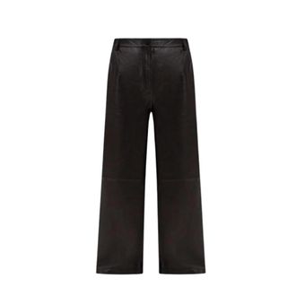 Yves Salomon Lederhose - - Trousers - Damen - Schwarzk - XS