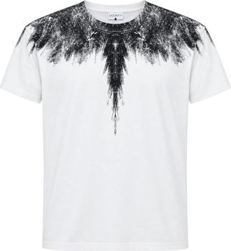 Marcelo Burlon F6Cmmath076 T-Shirt - Homme - Tops - Blanc - Taille: L