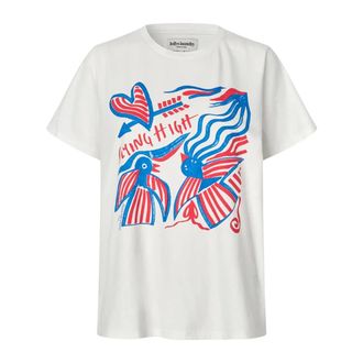 Lollys Laundry Femme, Tops, Blanc, Taille: 38 FR LizLL Tee