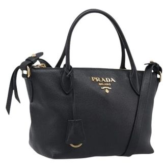 Prada Sac &agrave; main vintage doccasion - Femme - Pre-owned - Noir - Taille: ONE Size