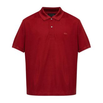 Lacoste Runway Classic Fit Seiden-Piqu&eacute;-Poloshirt - - Tops - Herren - Rot - M