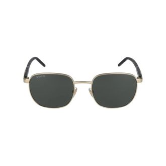 Gucci Gold Schwarz Graue Sonnenbrille - - Accessories - Herren - Gelb - 54 MM